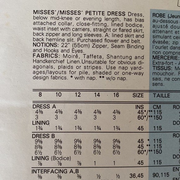 Vogue | Office | Vtg Vogue Paris Original Ysl Sewing Pattern | Poshmark